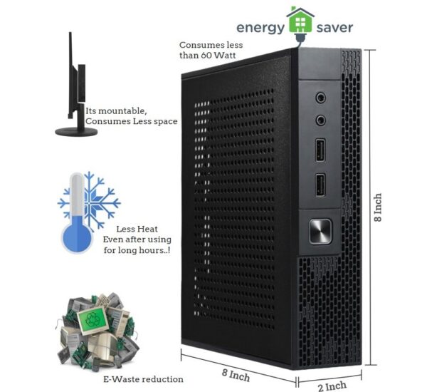Slim PC | Intel Mini PC for Office | Automation & Industrial purpose